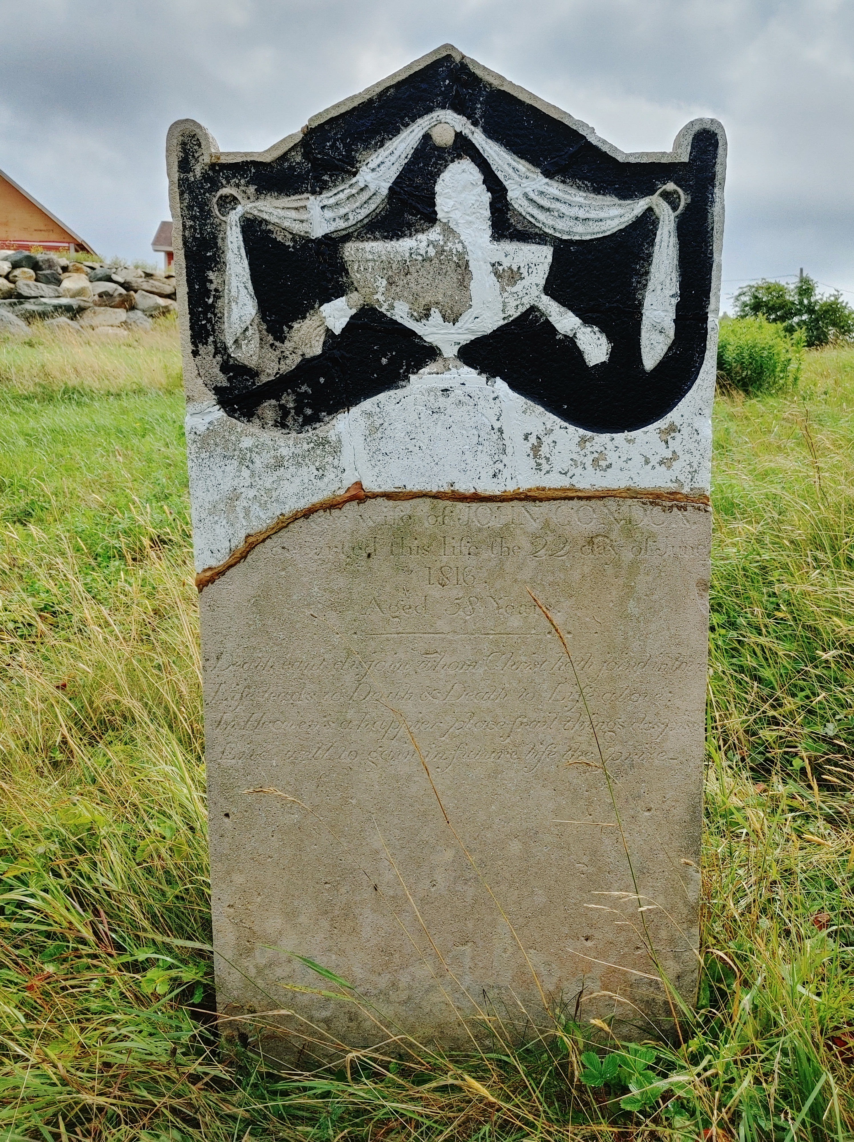 Jane Condon’s Gravestone, New Perlican, NL (or; please do not paint ...